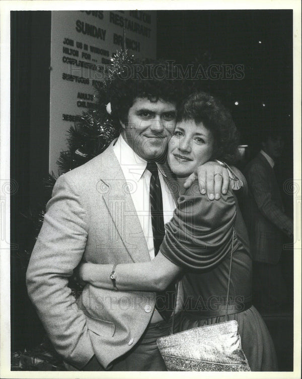 1984 Press Photo FRED SANFORD WIFE KATHY SANFORD - Historic Images