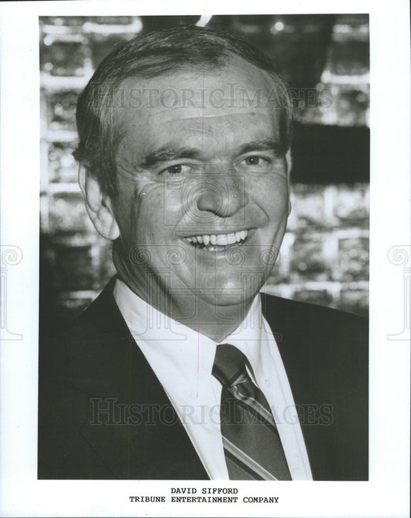 1989 Press Photo David Sifford American Director Tribune Entertainment ...