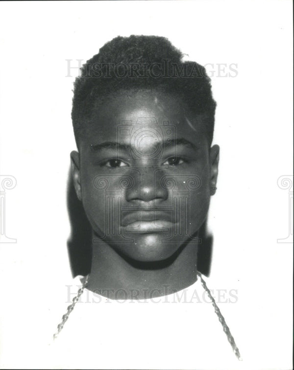 1992 Press Photo Demetrious Wilson Charged with shooting of 14-year-ol ...