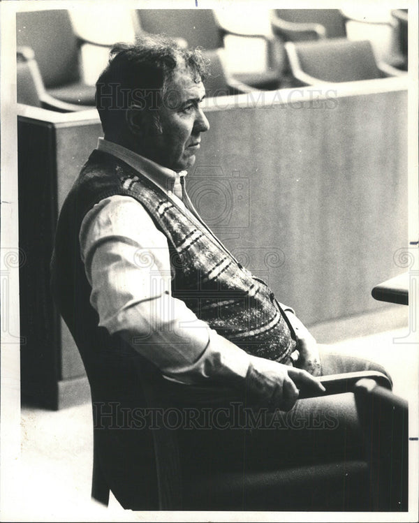 1986 Press Photo David James Wilson American Lawyer Judge Chicago Illi ...