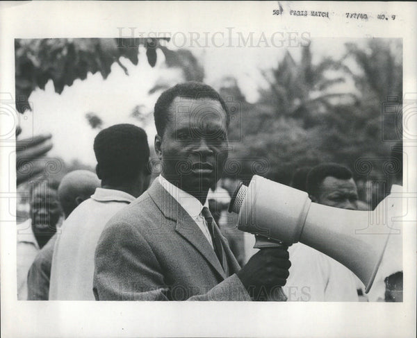 1960 Press Photo Jean Bolikango Leader - Historic Images