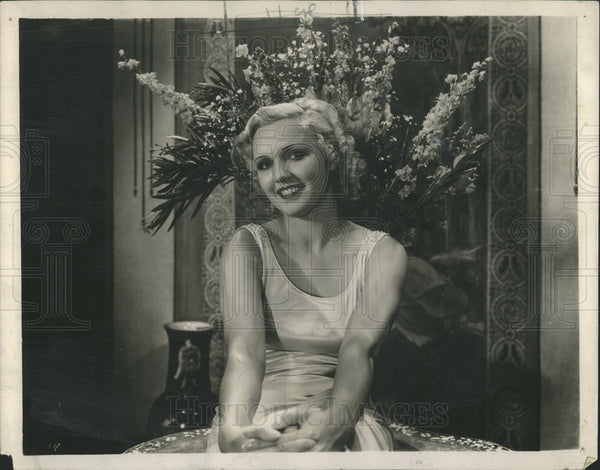 1935 Press Photo Actress Jean Lacey - Historic Images