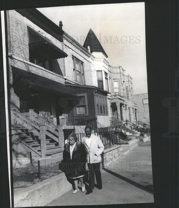 1977 Press Photo Charles and Inez McCord Home Renovation - Historic Images