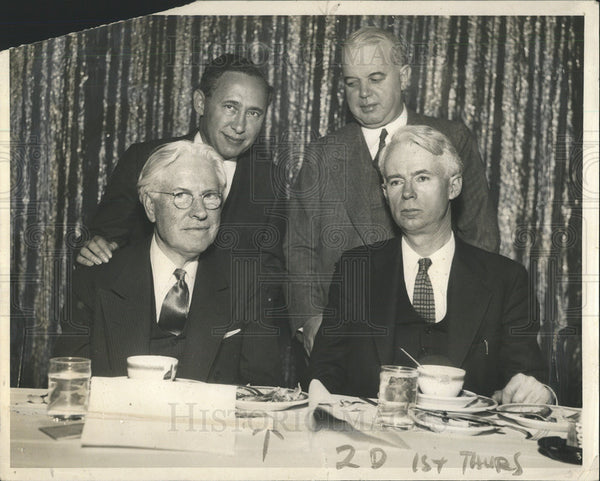 1937 Press Photo FederalJudge William Holey Irving Brant Judge Harry F ...