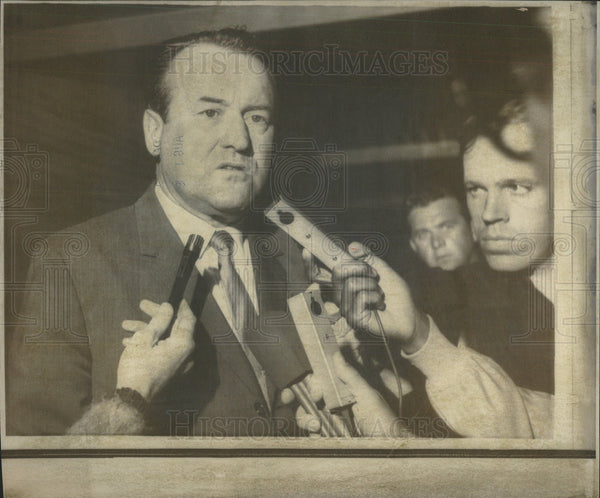 1968 Press Photo Los Angeles Police Chief Thomas Reddin Watts Riot ...
