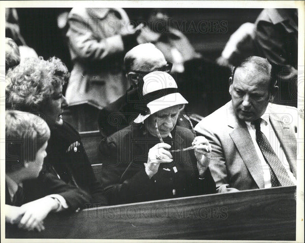 1982 Press Photo Helen Dolan Wilson American Royalty Socialite Chicago ...