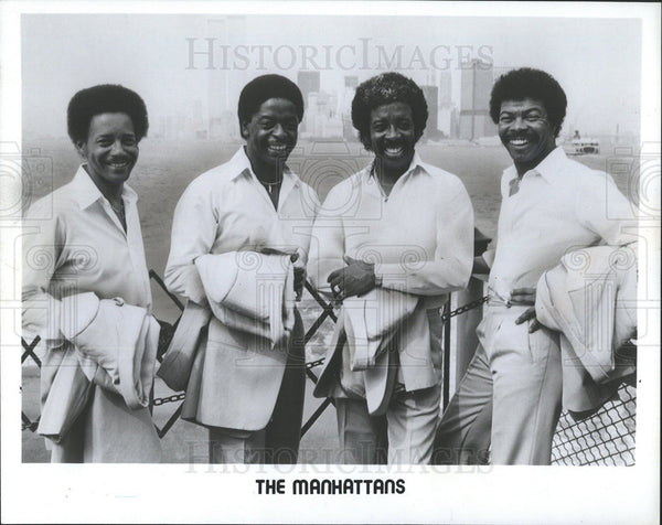 1981 Press Photo THE MANHATTANS AMERICAN POPULAR VOCAL GROUP - Historic ...