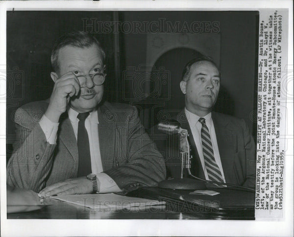 1959 Press Photo Dr Austin Bouse Argonne Laboratory Chicago - Historic ...