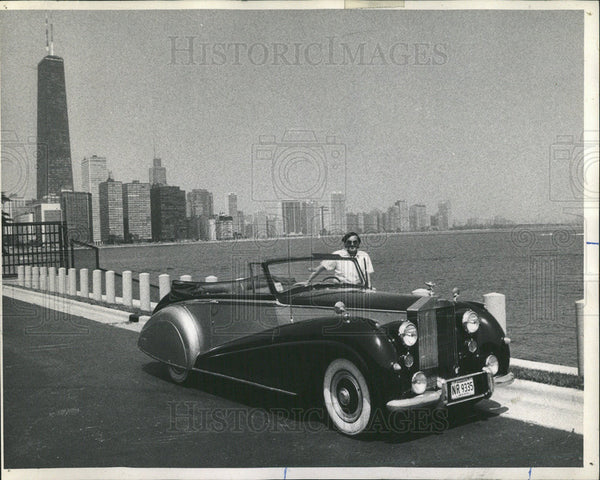 1971 Press Photo Joseph M Callan newest pride special model built auto ...