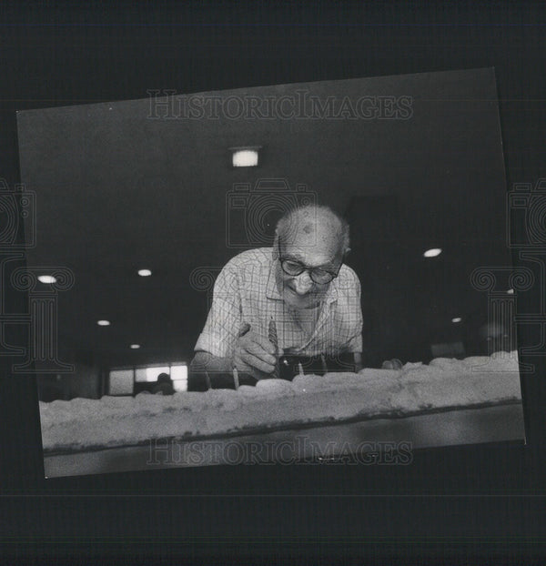 1974 Press Photo Max Moskowitz Centenarian Birthday Drexel Home ...