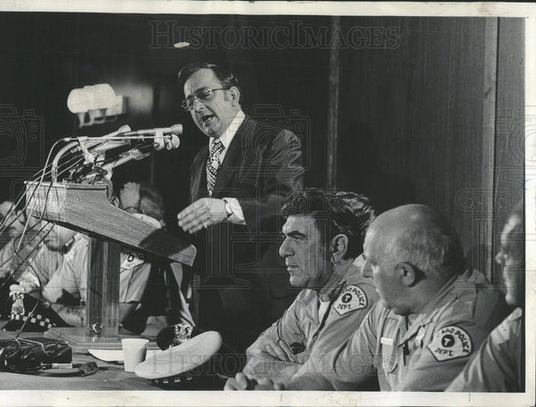 1973 Press Photo Chicago Patrolmen Assn Head Joseph Pecoraro - Historic ...