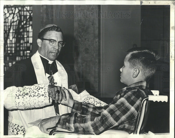 1966 Press Photo United States New Orleans Bishop Harold R. Perry ...