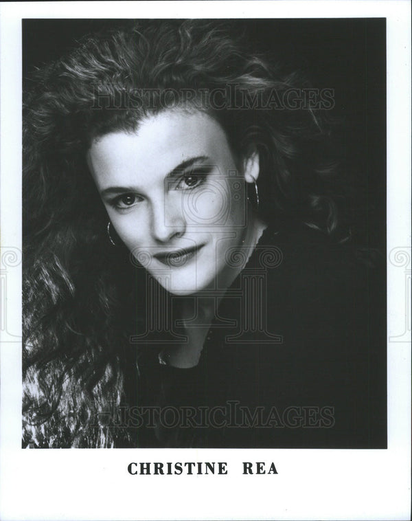 1996 Press Photo Copy Singer Christine Rea, Portrait - Historic Images