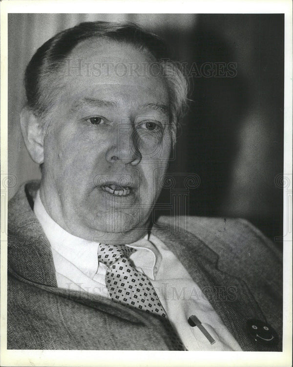 1984 Press Photo 1st Federal Official John Ream - Historic Images