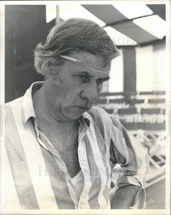 1975 Press Photo Ray Rayner Actor Chicago WGN-TV - Historic Images