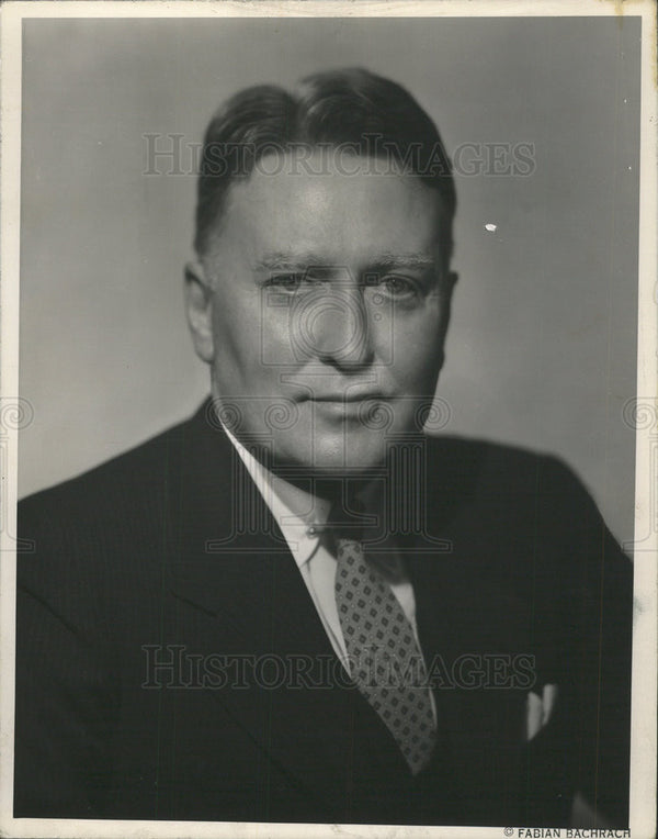 1951 Press Photo James Franklin Lowe Chicago Illinois Business Executi ...