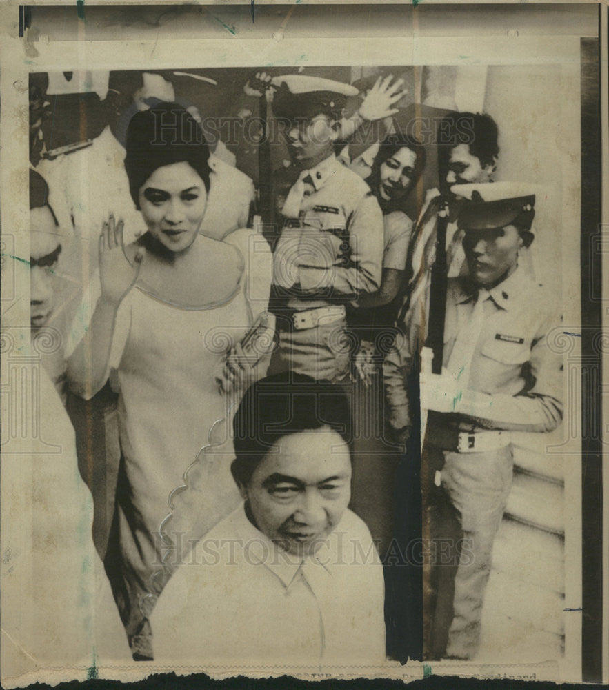 1971 Press Photo Philippine President Ferdinand E Marcos At The Civic ...