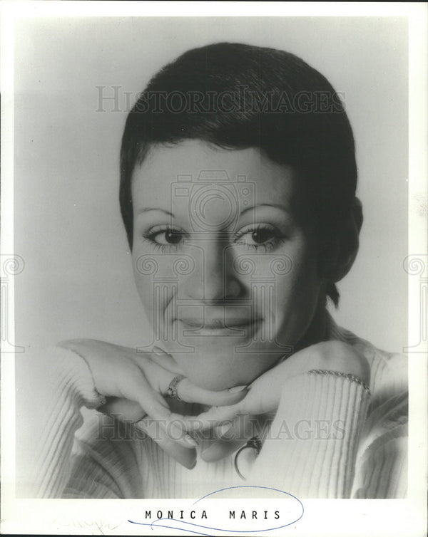 1974 Press Photo Monica Maris Singer - Historic Images