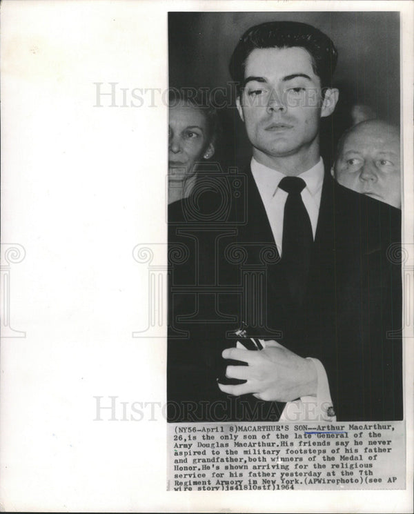 1970 Press Photo ARTHUR MACARTHUR SON DOUGLAS MACARTHUR - Historic Images