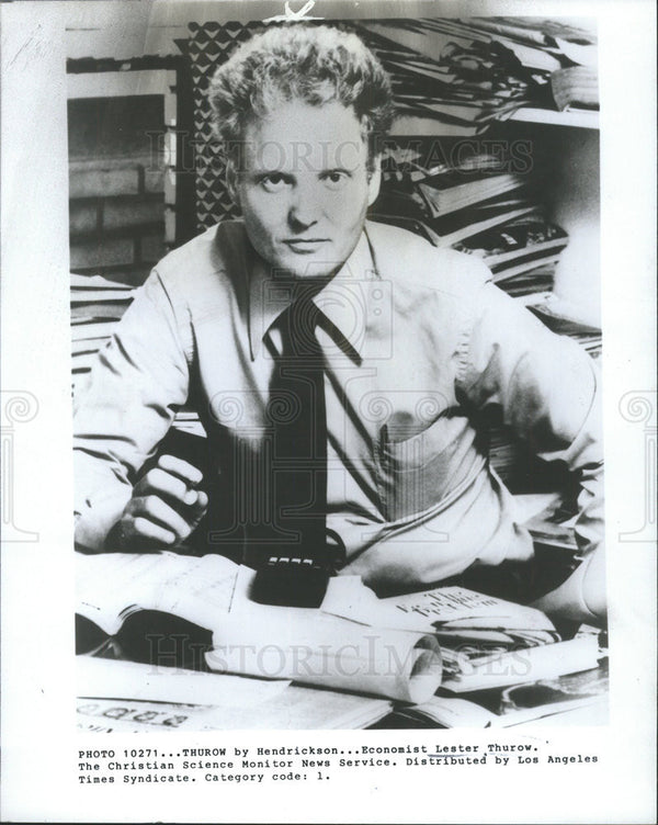 Press Photo Economist Lester Thurow - Historic Images