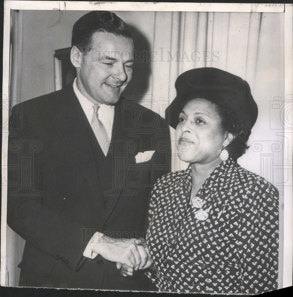 1950 Press Photo Mrs. Edith sampson delegate united Nations - Historic ...