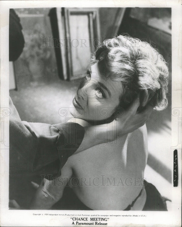 1960 Press Photo Michelene Presle in "Chance Meeting" - Historic Images