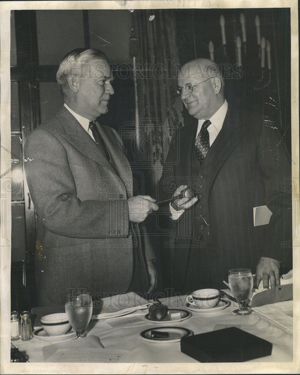1941 Press Photo A.H. Mellinger President Chicago Assn. of commerce ...