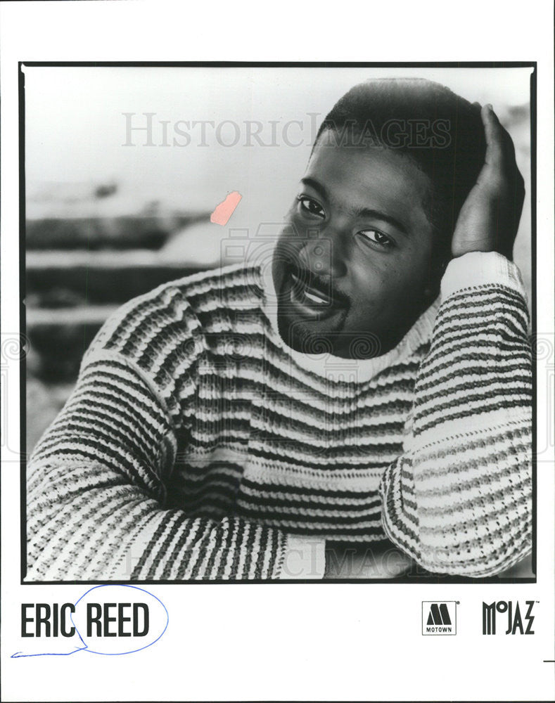 Press Photo Entertainer Eric Reed - Historic Images