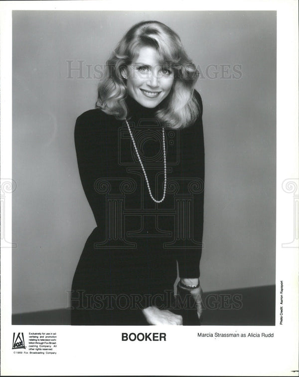 1991 Press Photo Marcia Strassman as Alicia Rudd in "Booker" - Historic ...