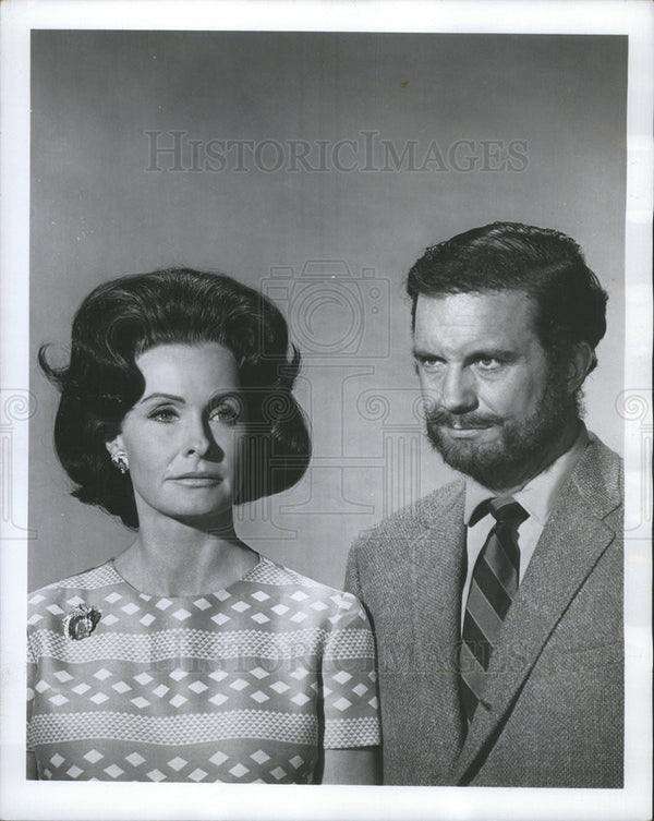 1969 Press Photo Cliff Robertson Dina Merrill The Sunshine Patriot ...
