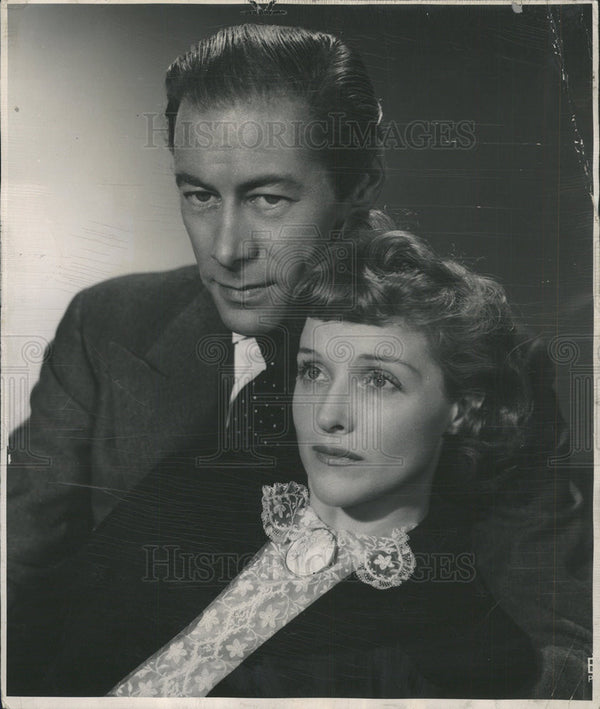 1949 Press Photo Rex Harrison And Joyce Redman "Anne Of The Thousand D ...