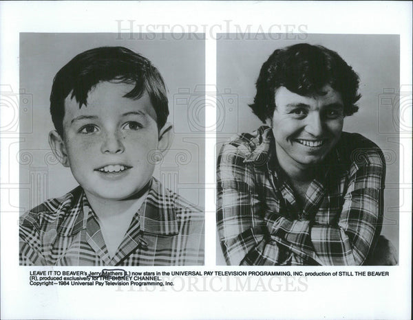 1984 Press Photo Leave it to Beaver Jerry Mathews - Historic Images