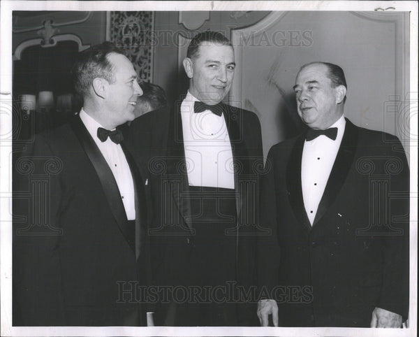 1962 Press Photo William Quinn,Edmund Lasher& Ernest Marsh.Railroad me ...