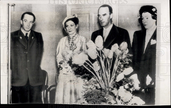 1952 Press Photo Alfred Krupp, Martha Vera Wilhelmine Knauer & The Alf ...