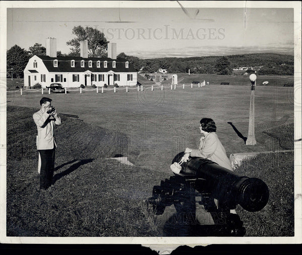 1962 Press Photo Canadian Museum, Fort Anne at Annapolis Royal ...