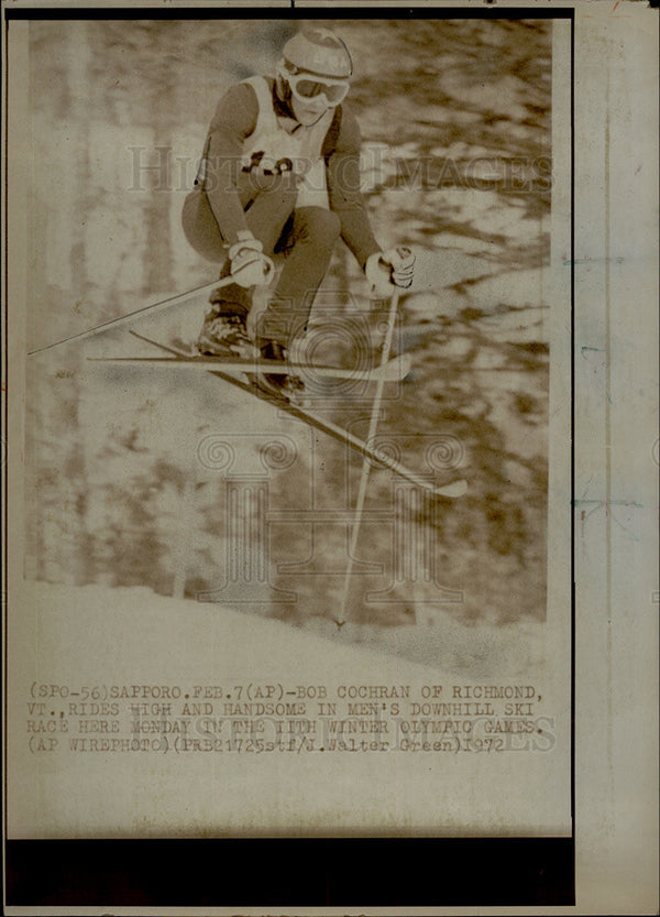1972 Press Photo Bob Cochran Olympic Winter Games - Historic Images