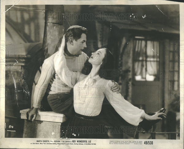 1950 Press Photo Jan Kiepura Milada Mladova Her Wonderful Life ...