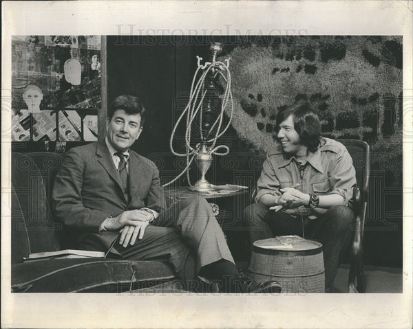 1971 Press Photo Representative Paul McCloskey Television Host Chuck C ...