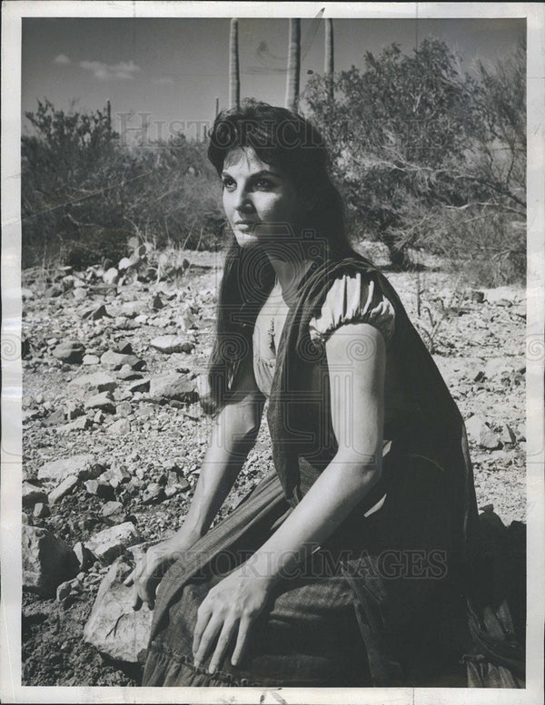 1961 Press Photo Lita Milan in CBS TV Playhouse 90 Four Women in Black ...