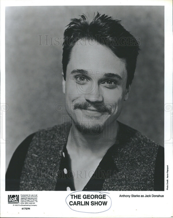Press Photo Anthony Starke Stars on George Carlin Show - Historic Images