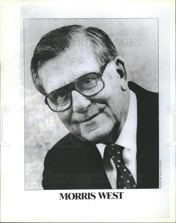 1986 Press Photo Morris West's "Cassidy" Is A Complicated Novel Of Obs ...
