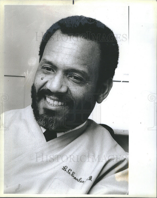 1983 Press Photo President National Medical Association Dr. Lucius Ear ...