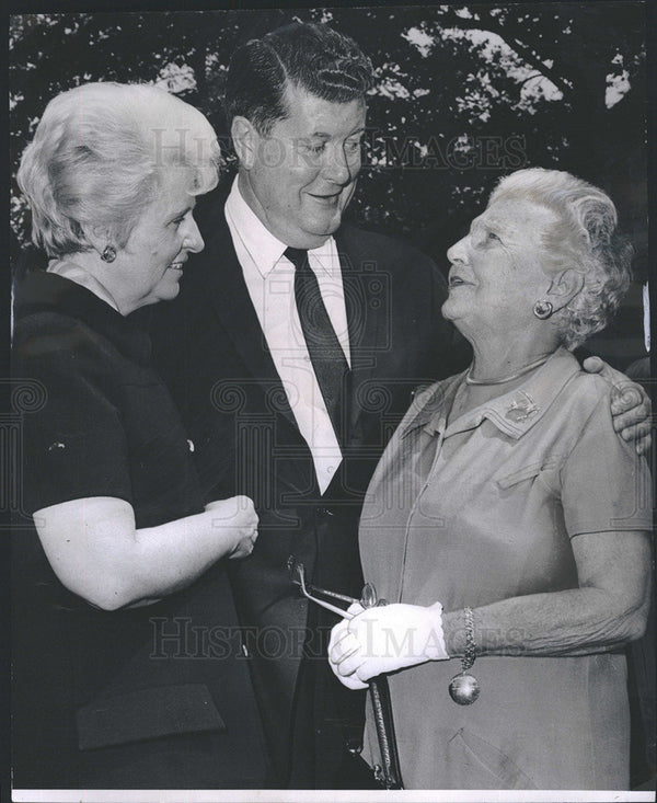 1967 Press Photo Mr & Mrs. David Echols and Mrs. Loyal Davis - Historic ...