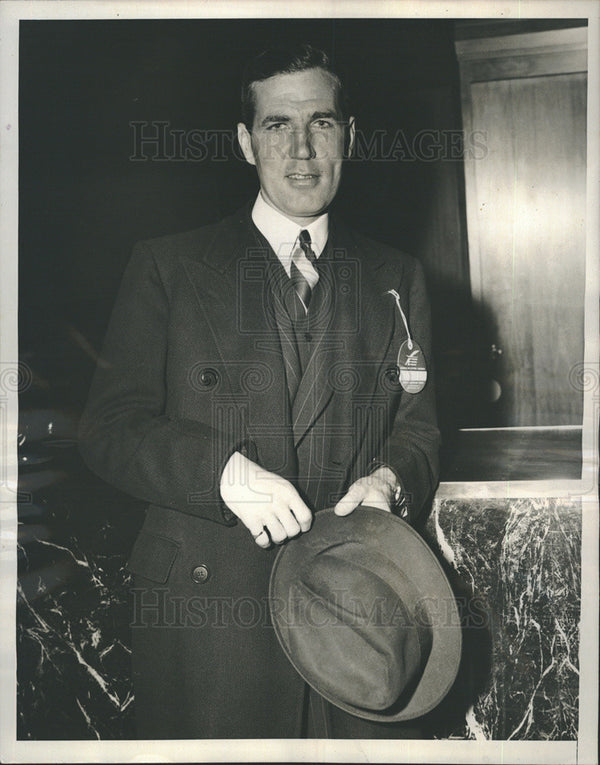 1943 Press Photo George McCullagh Publisher Toronto Globe LaGuardia Ai ...