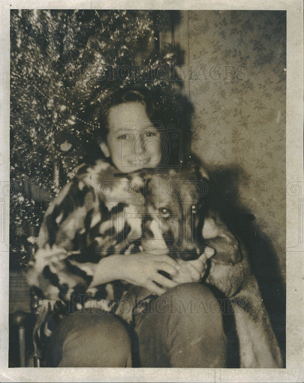 1965 Press Photo Kim Megaro & Cleopatra, Dog was Lost Kim Offered Rewa ...