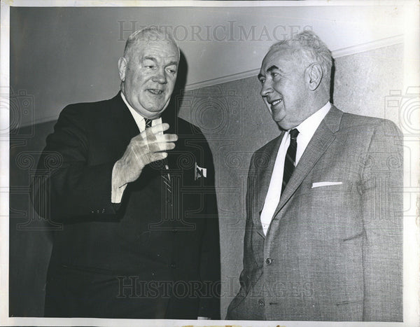 1968 Press Photo Judge Kenneth Wendt Capt Joe Healy Of Narcotics Anit ...