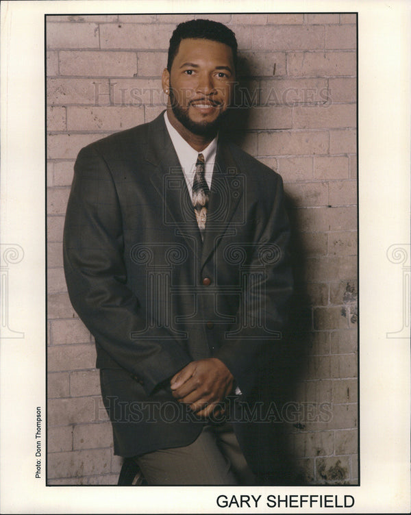 Press Photo Gary Sheffield (Baseball) - Historic Images