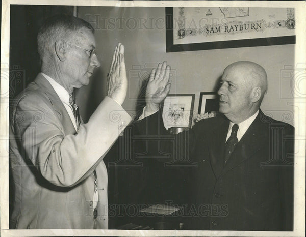 1944 Press Photo Rolla McMillen,and House Speaker Sam Rayburn ...