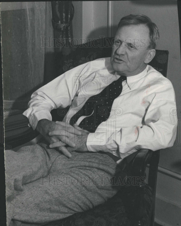 1937 Press Photo Journalist Merle Thorpe Editor/Manager The Nation's B ...