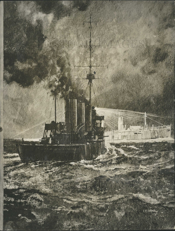 1916 Press Photo Picture Drawn for the London Sphere of British Blocka ...